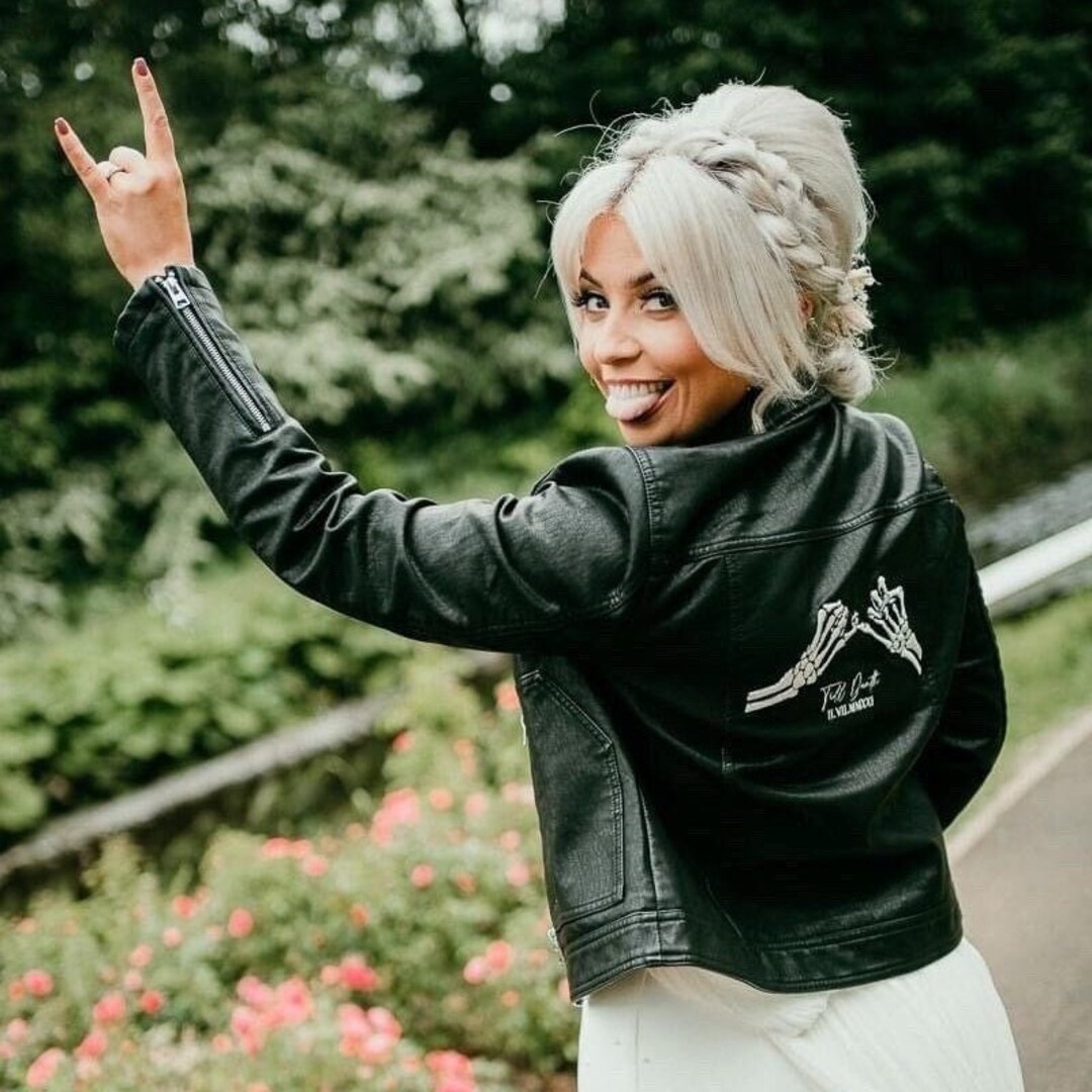 Til Death Jacket Wedding Leather Jacket Custom Leather Jacket Bride ...