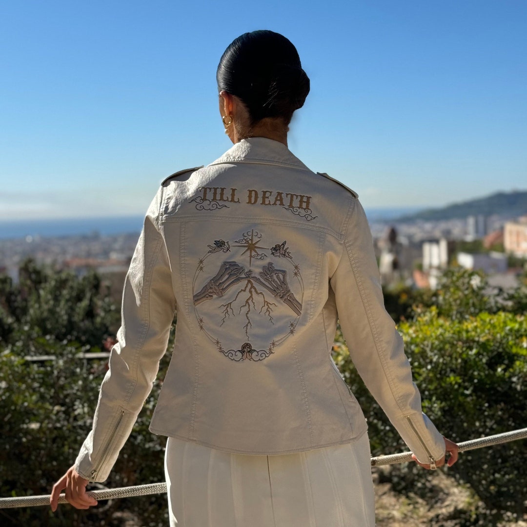 Bride Jacket Bridal Jacket Wedding Jacket Wedding Leather Jacket Til ...