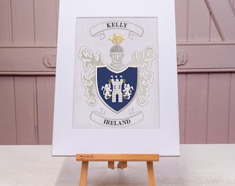 Coat of Arms Kelly - Etsy