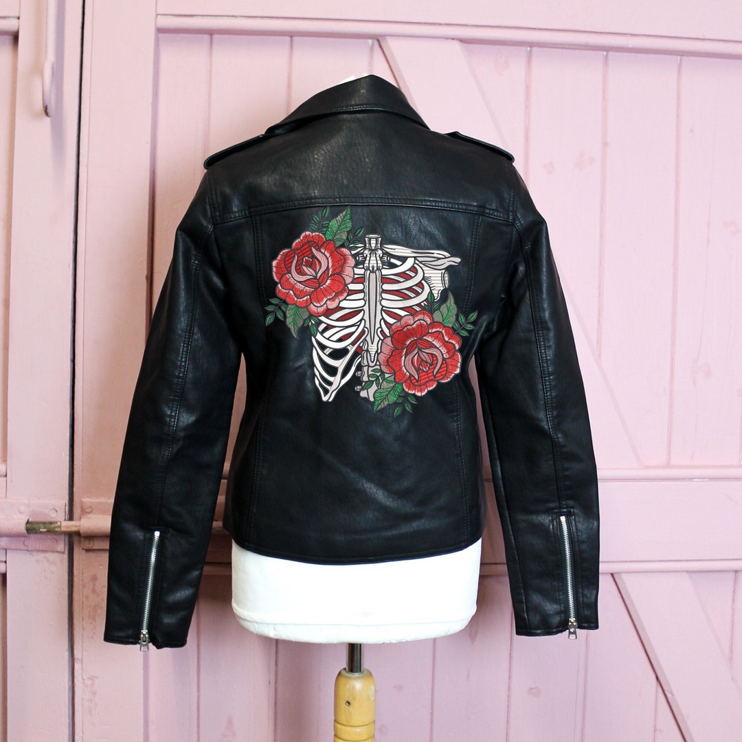 Til Death Do Us Part Black Leather Jacket Rock N Roll Jacket - Etsy UK