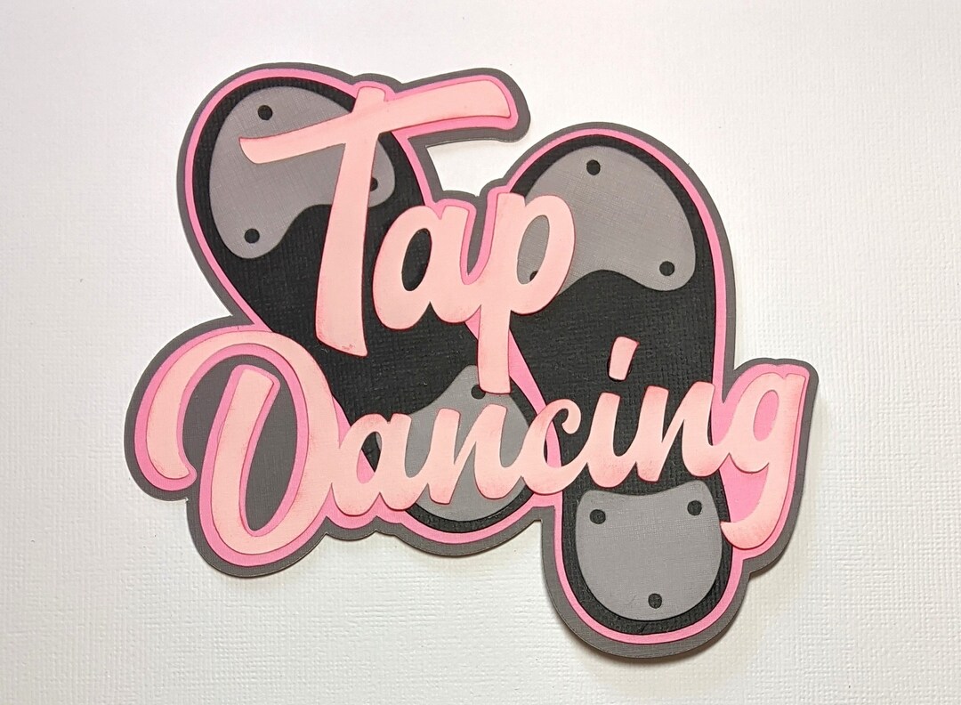 Tap Dancing Title Die Cut Kit - Etsy