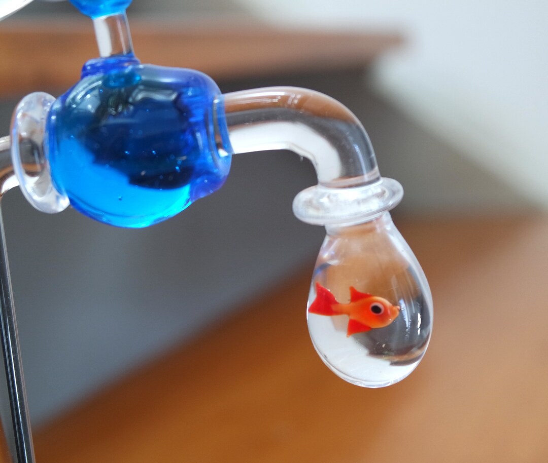 Artistic Tap With Murano Glass Fish - Etsy
