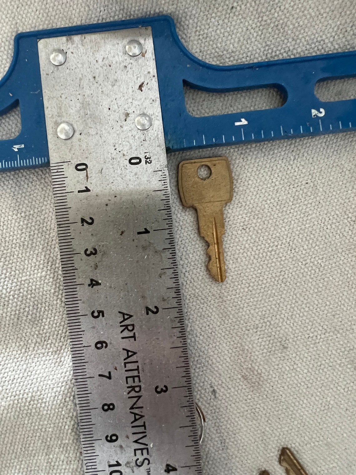 Mini Square Brass Keys– Set of 20 - Etsy