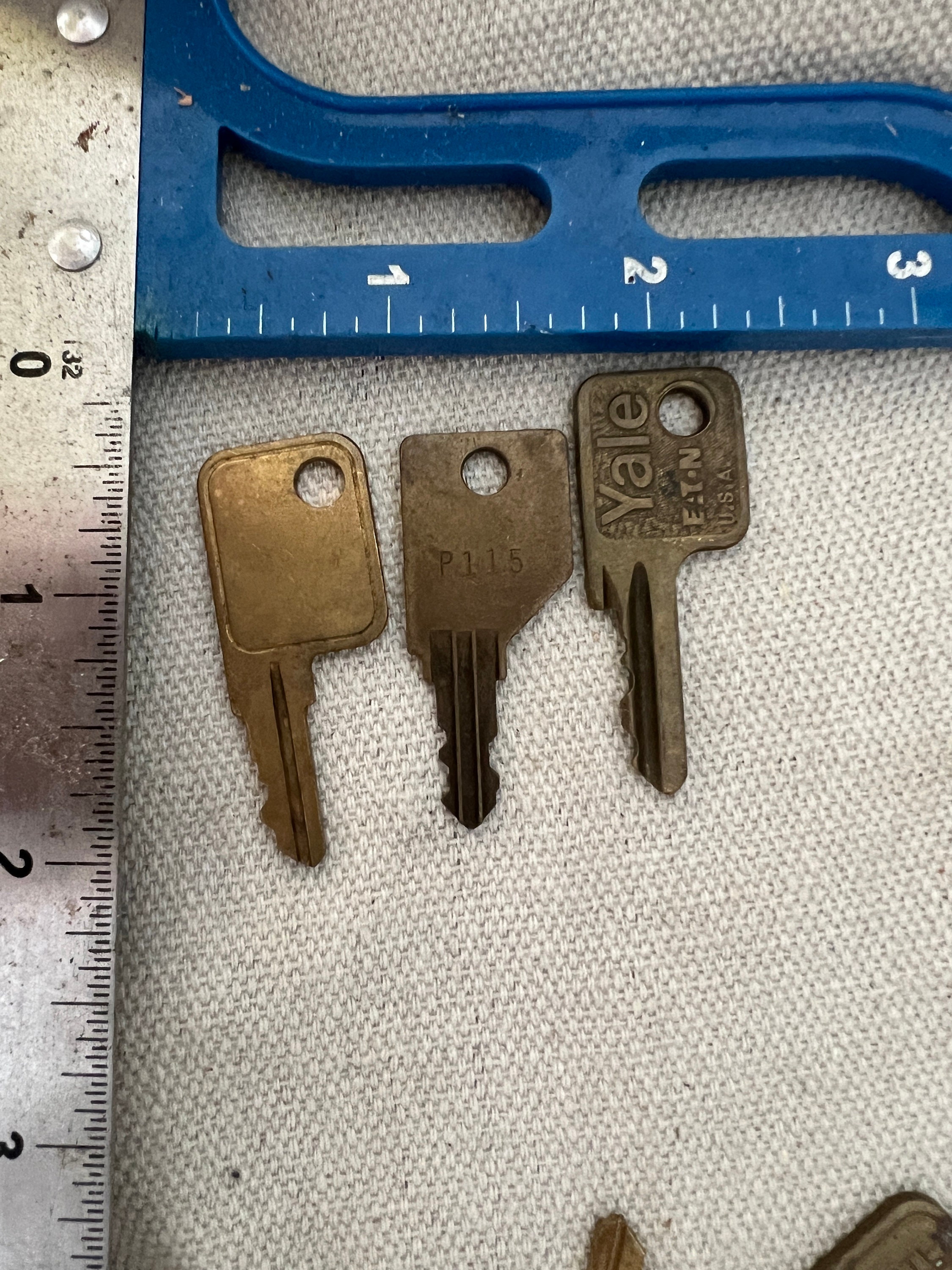 Asymmetrical Mini Brass Rectangular Keys- Set of 20 - Etsy
