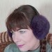 Earmuffs Purple, Real Fur Earmuffs, Earmuffs Fur, Rabbit Fur Earmuffs ...