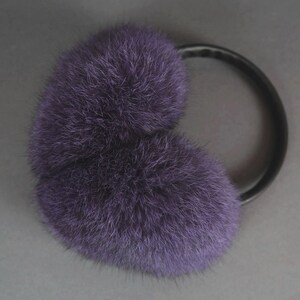 Earmuffs Purple, Real Fur Earmuffs, Earmuffs Fur, Rabbit Fur Earmuffs ...