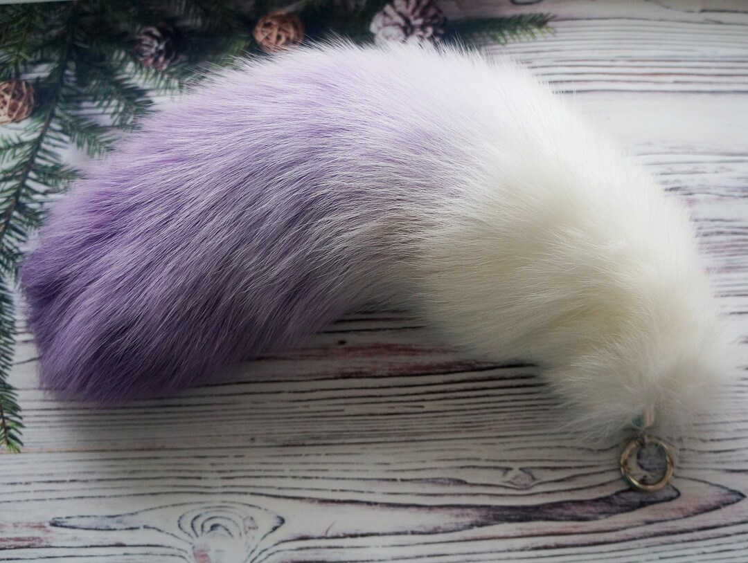 Fox Tail Keychain, Fur Tail Keychain, Tail Key Ring, Fur Pendant, Bag ...