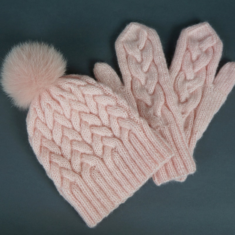 Pink Mittens - Etsy