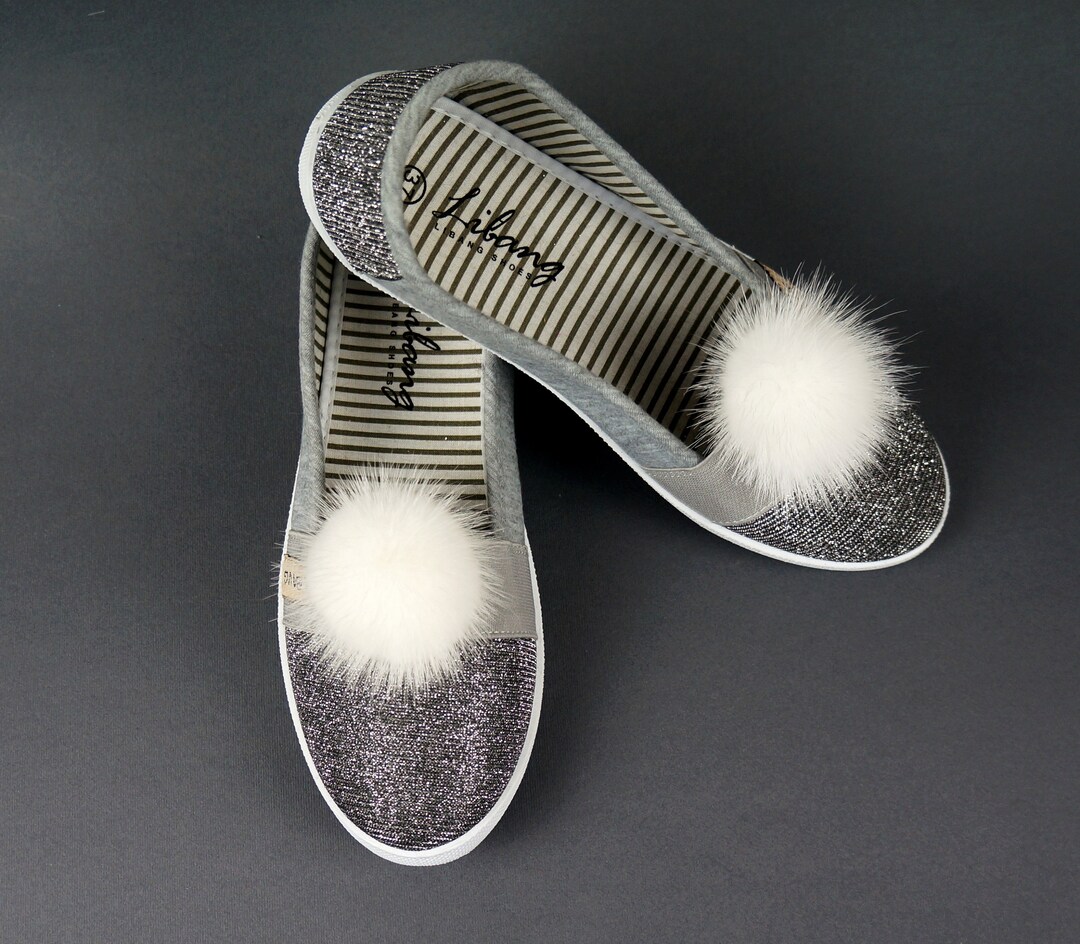 2 Pcs Mink Shoe Clips: Fluffy Sandal Trim - Etsy