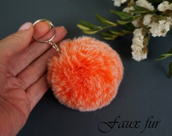 Faux Fur Keychain - Etsy