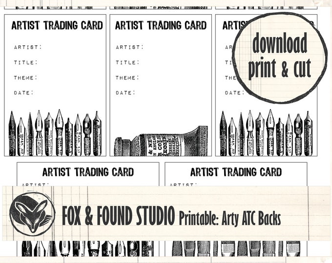 ATC Film Strip Original Art Rubber Stamp Number 1182 Wood - Etsy