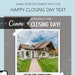 Congratulations Closing Day Text to Clients | Real Estate Template ...