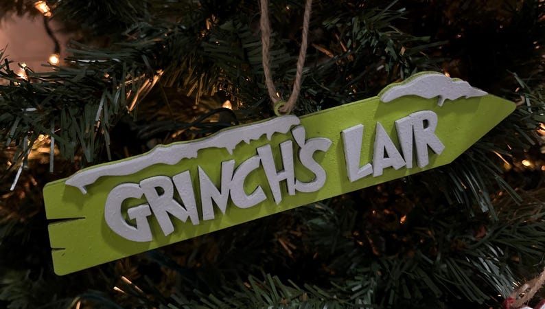 Mount Crumpit - Grinch Lair - Who-ville Sign, Stocking Sign, Christmas ...