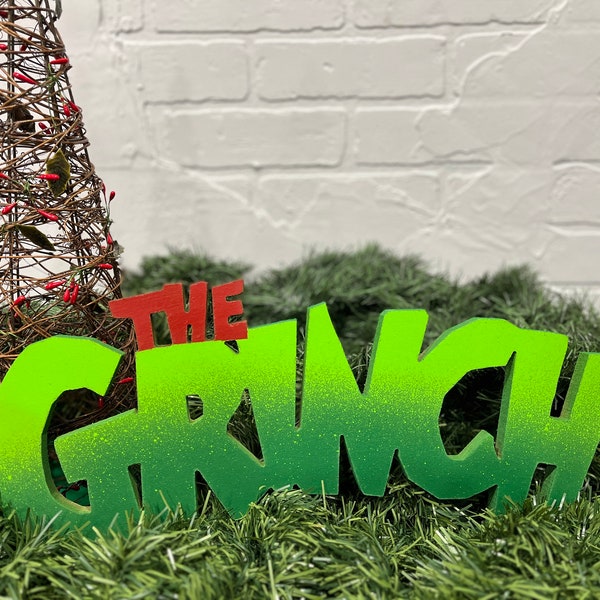 Wooden Wall Art Grinch - Etsy