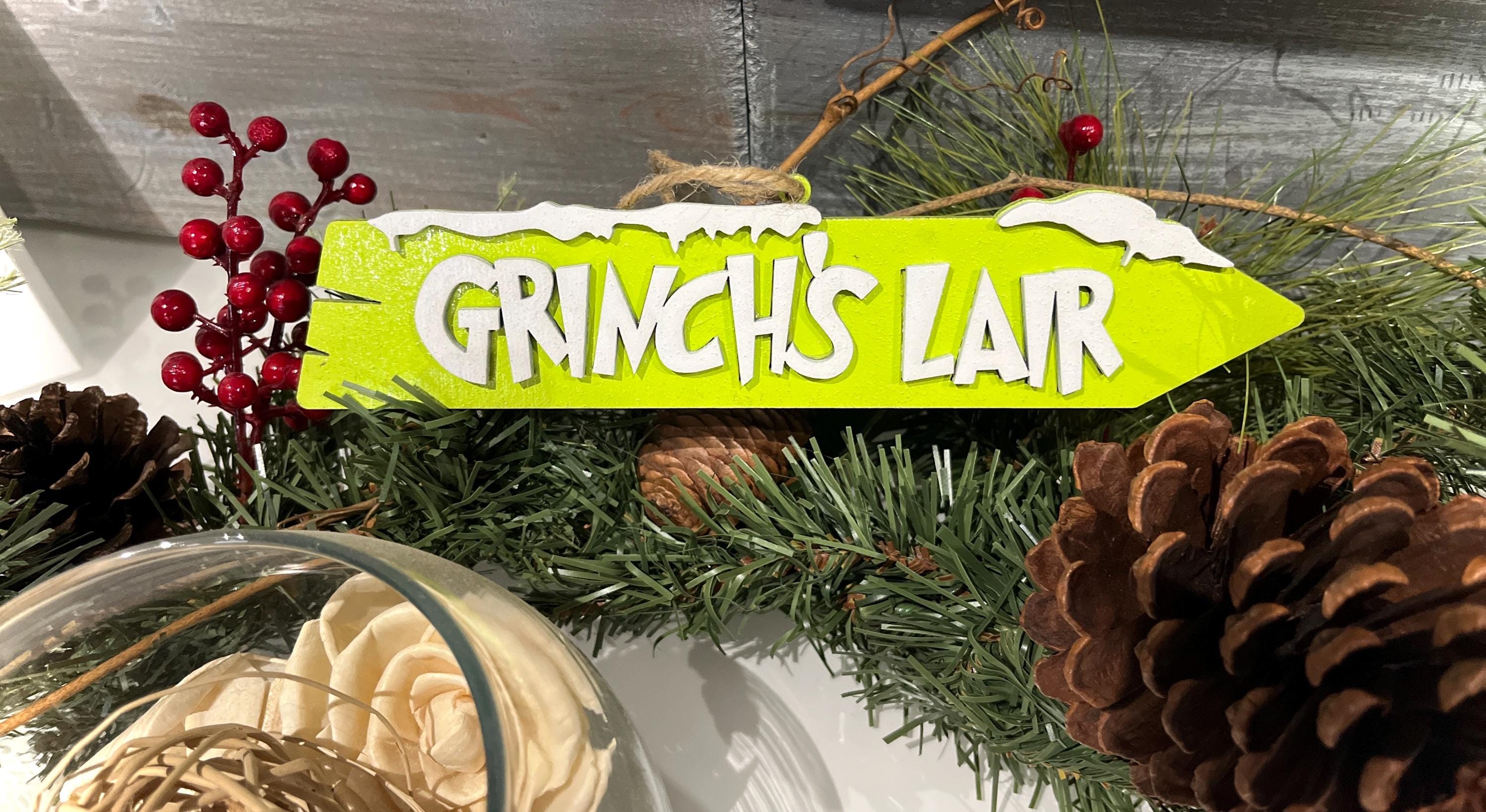Mount Crumpit - Grinch Lair - Who-ville Sign, Stocking Sign, Christmas ...