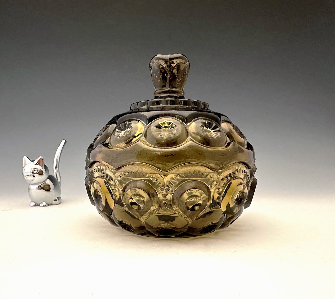 Weishar Moon and Star Covered Candy Jar 6060NB Neon Brown Gummies Jar ...