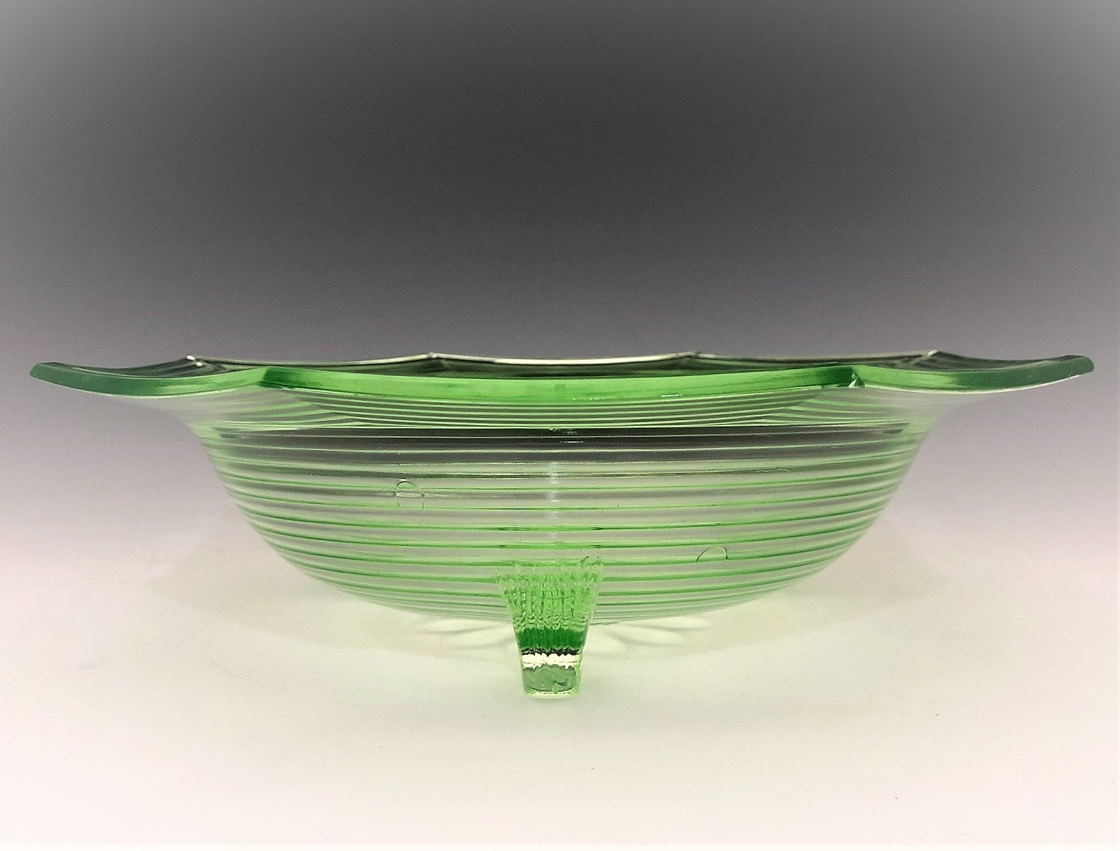 U.S. Glass King Tut Pattern Hard to Find Uranium Glass - Etsy