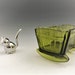 Indiana Glass Green Cradle Candy Dish - Etsy