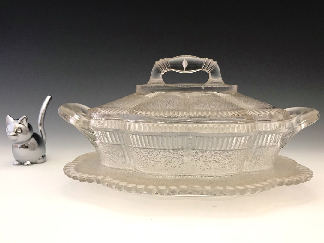 EAPG Butter Dish - Bryce Brothers - Lorne Pattern - Early American ...