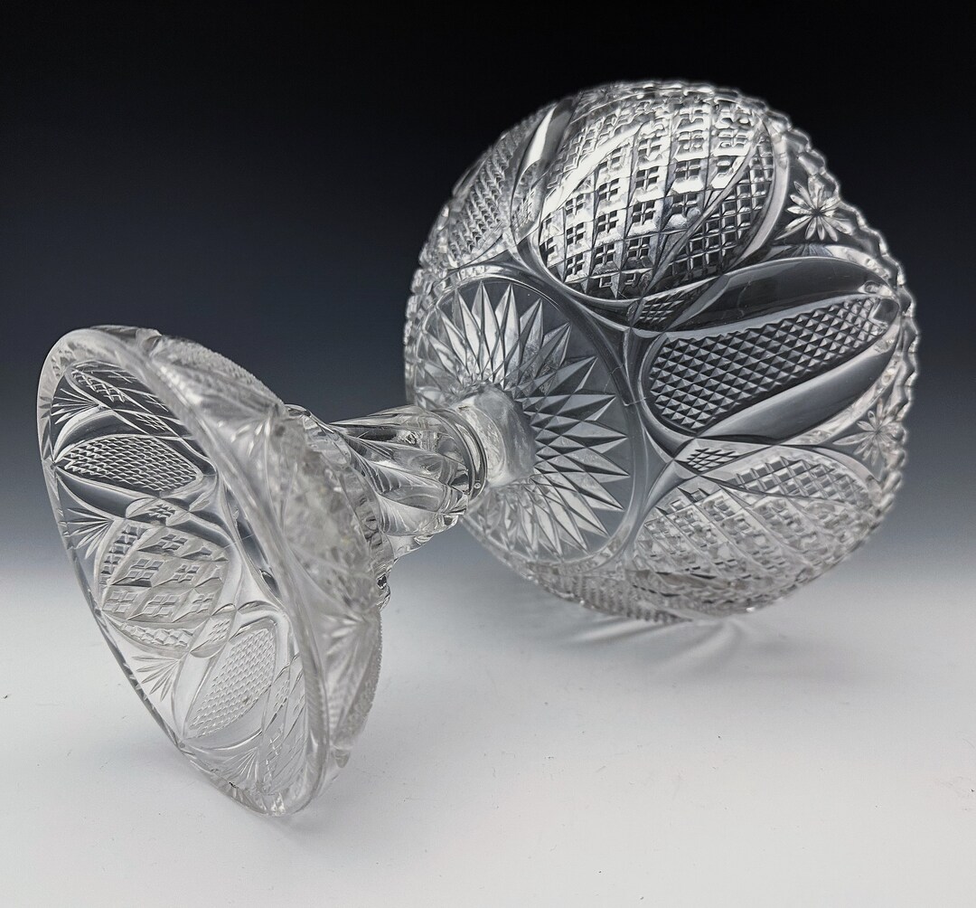 EAPG Compote - Tarentum Glass - Harvard (OMN) - Early American Pattern ...