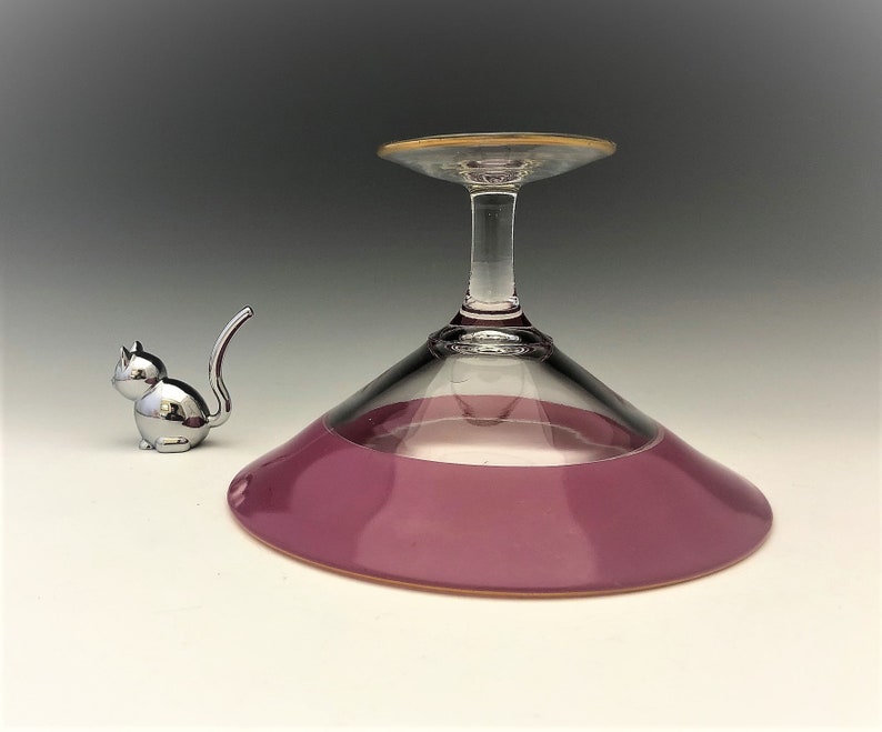 Vintage Westmoreland Compote With Purple Decoration - Jelly Compote - Etsy