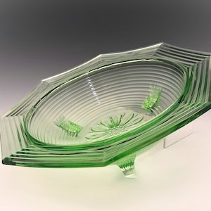 U.S. Glass King Tut Pattern Hard to Find Uranium Glass - Etsy