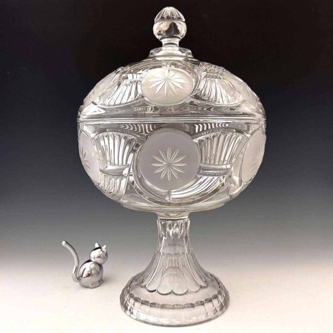 EAPG Covered Compote - United States Glass Company - No. 15007 - AKA ...