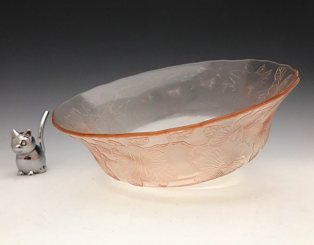 Macbeth-evans Dogwood Large Berry Bowl Apple Blossom Bowl Pink ...