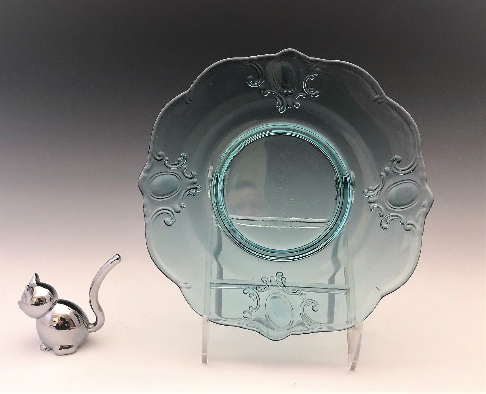 Heisey Rococo by Imperial Commemorative Plate Heisey - Etsy