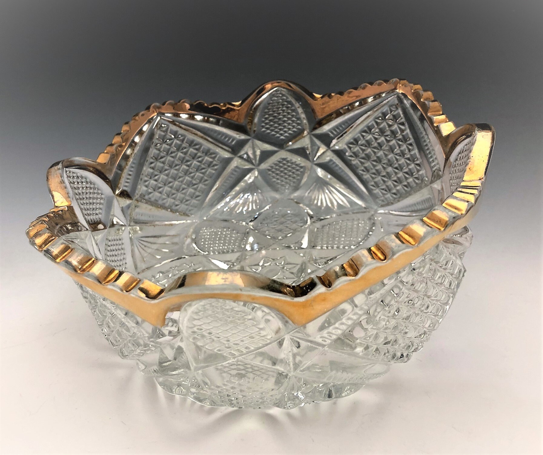 EAPG Bowl U.S. Glass Company No. 15048 Pennsylvania OMN | Etsy