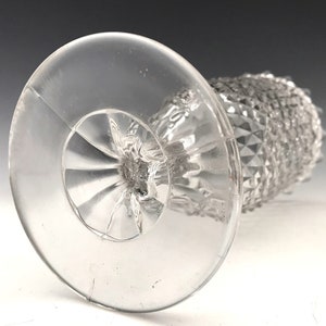 EAPG Flint Glass Celery Vase - Sawtooth Pattern - Early American ...