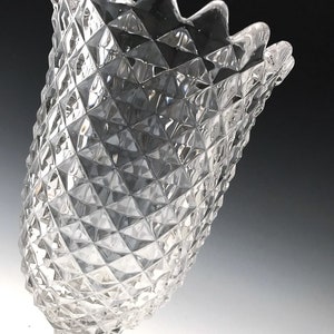 EAPG Flint Glass Celery Vase - Sawtooth Pattern - Early American ...