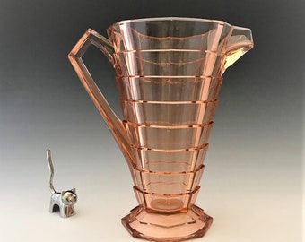 Vintage Indiana Glass tea Room Pattern Creamer - Etsy