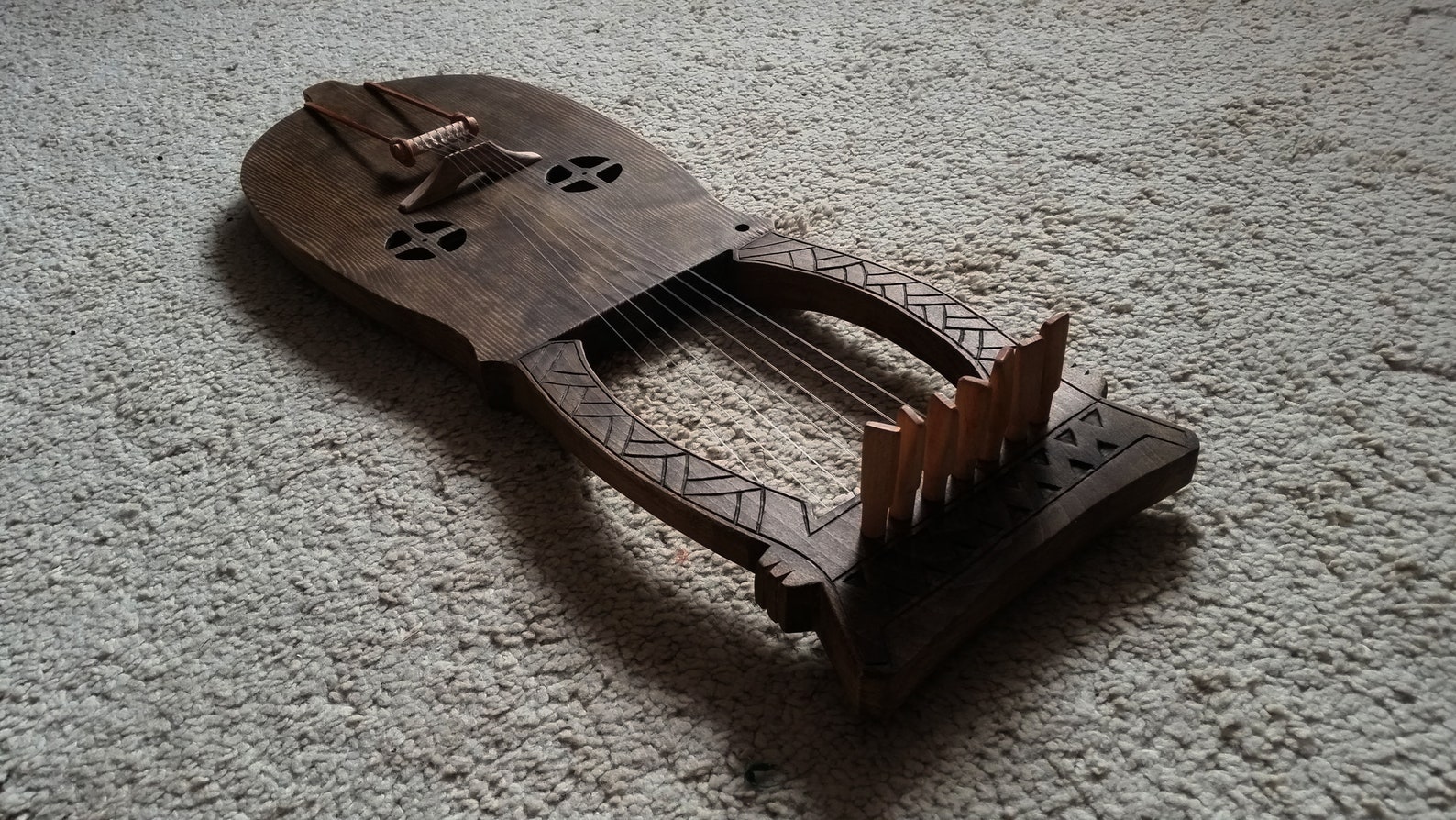 Kravik Lyre Scandinavian 7 String Harp - Etsy