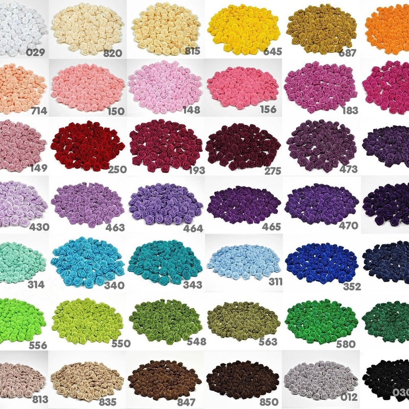 Satin Roses Heads - Etsy UK