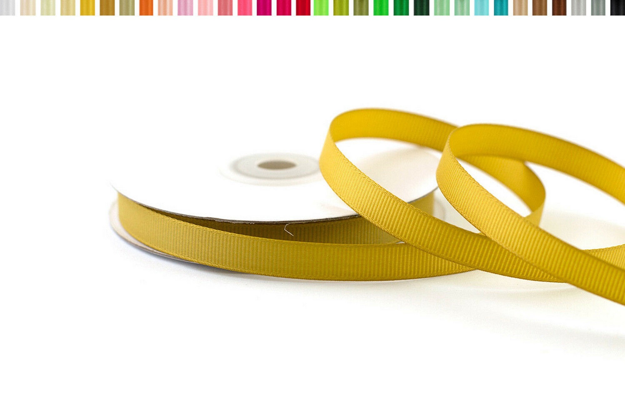 Grosgrain ribbon 10 mm, 25 m long, in a roll