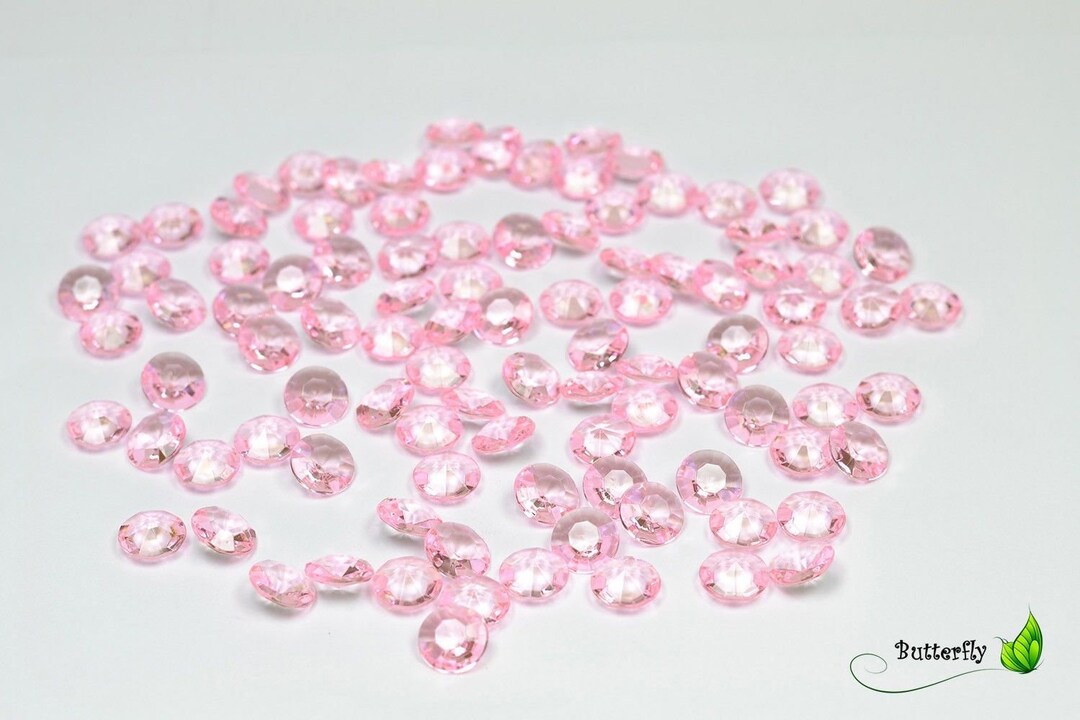 Sachet of 100 Small Stones Diamonds Decorative Plastic - Etsy