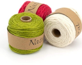 0.7MM Weaving Jute Thread Embroidery Thread Jute Craft Yarn - Etsy