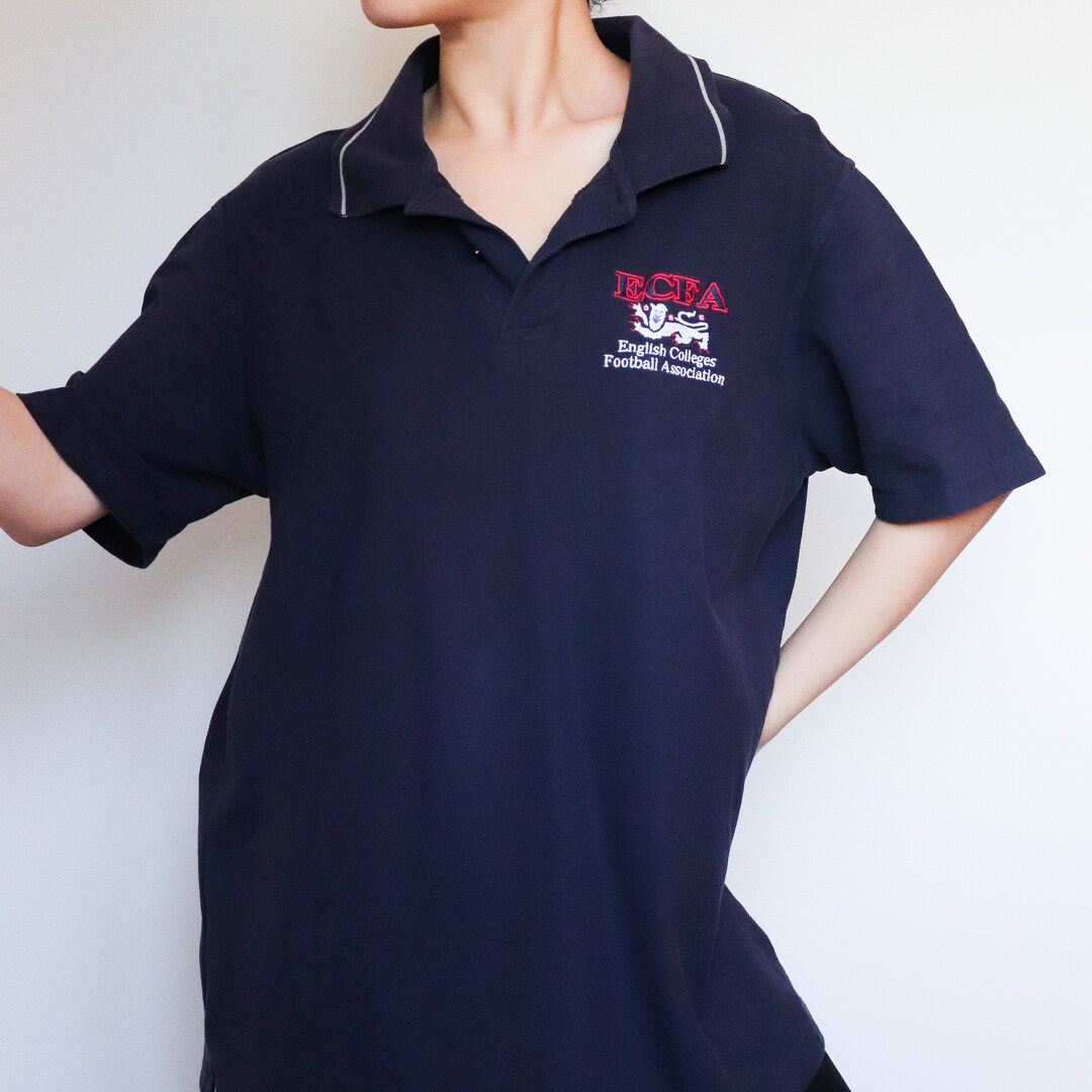 Unisex Vintage Ecfa english Colleges Football Association Short Sleeves ...
