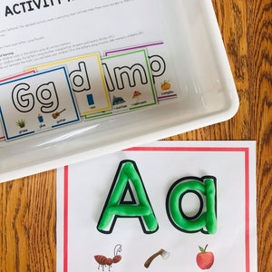 Alphabet Activity Mats | A to Z - Etsy
