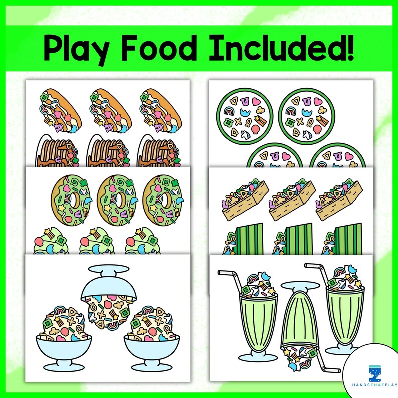 St. Patrick's Day Dramatic Play - Lucky's Cafe - Etsy