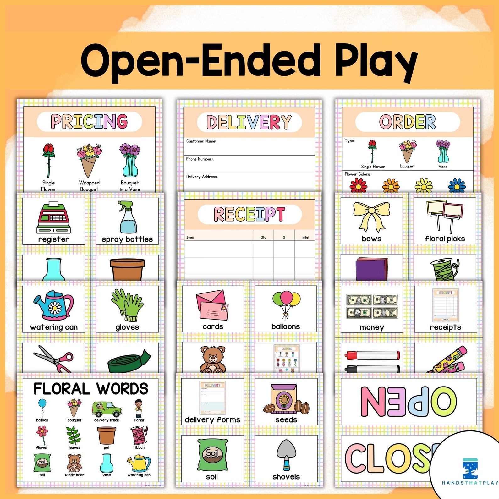 Flower Shop Dramatic Play - Florist Pretend Play - Etsy