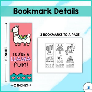 Valentine's Day Bookmarks - Valentine Favors, Cards, Classroom Gifts - Etsy