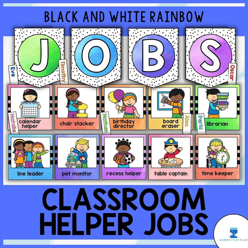 Classroom Jobs Chart - Etsy