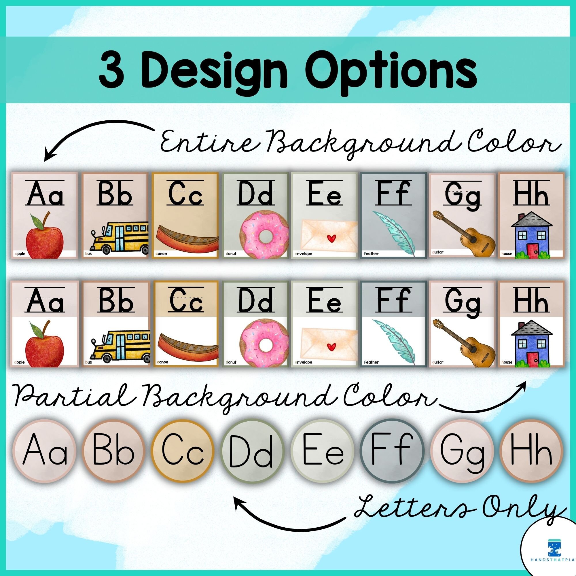 Alphabet Posters | Letter Formation | Neutral Boho | Classroom Decor - Etsy