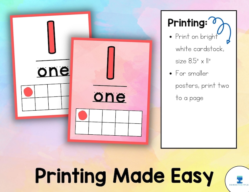 Number Posters | Number Words | Number Line | Classroom Wall Decor - Etsy