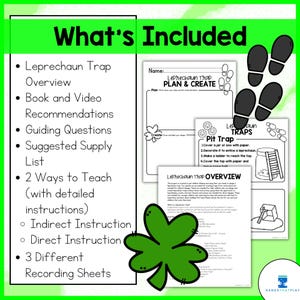 St. Patrick's Day STEM Project - Leprechaun Trap - Etsy