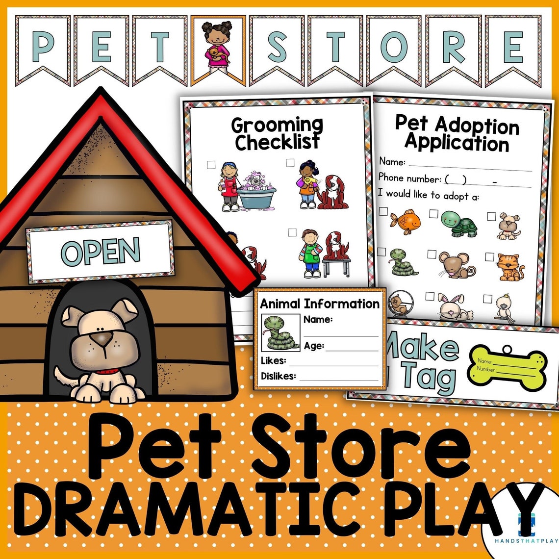 Pet Store Dramatic Play Pet Shop Pretend Play - Etsy