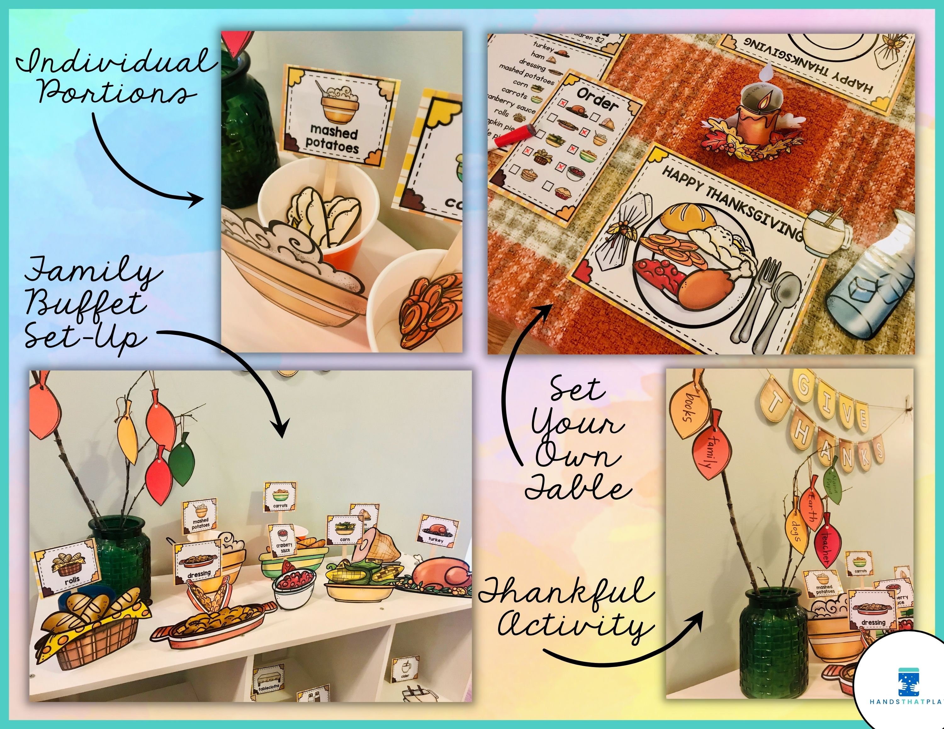 Thanksgiving Dramatic Play - Etsy