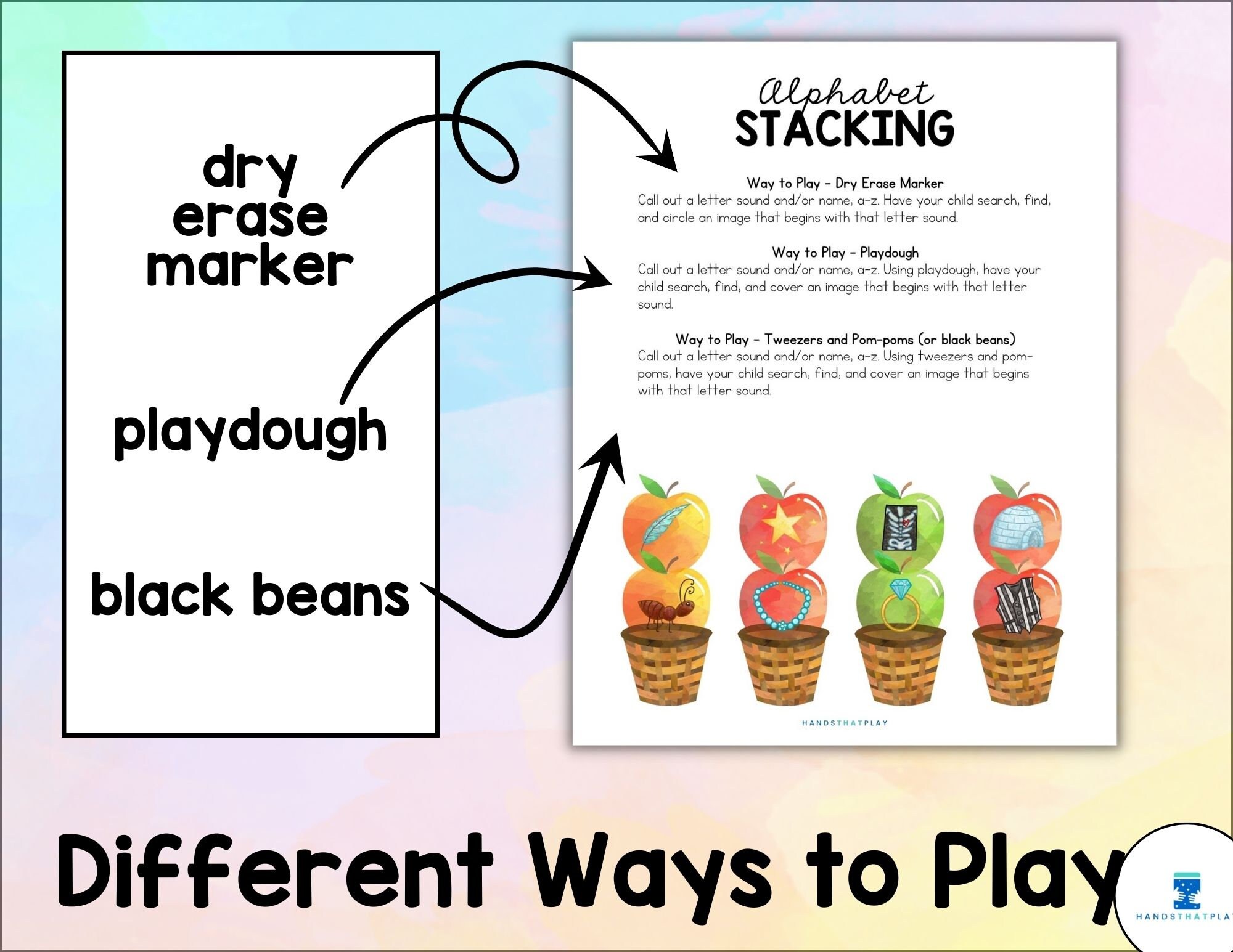 Apple Orchard Activity Pages, No-prep Preschool and Kindergarten ...